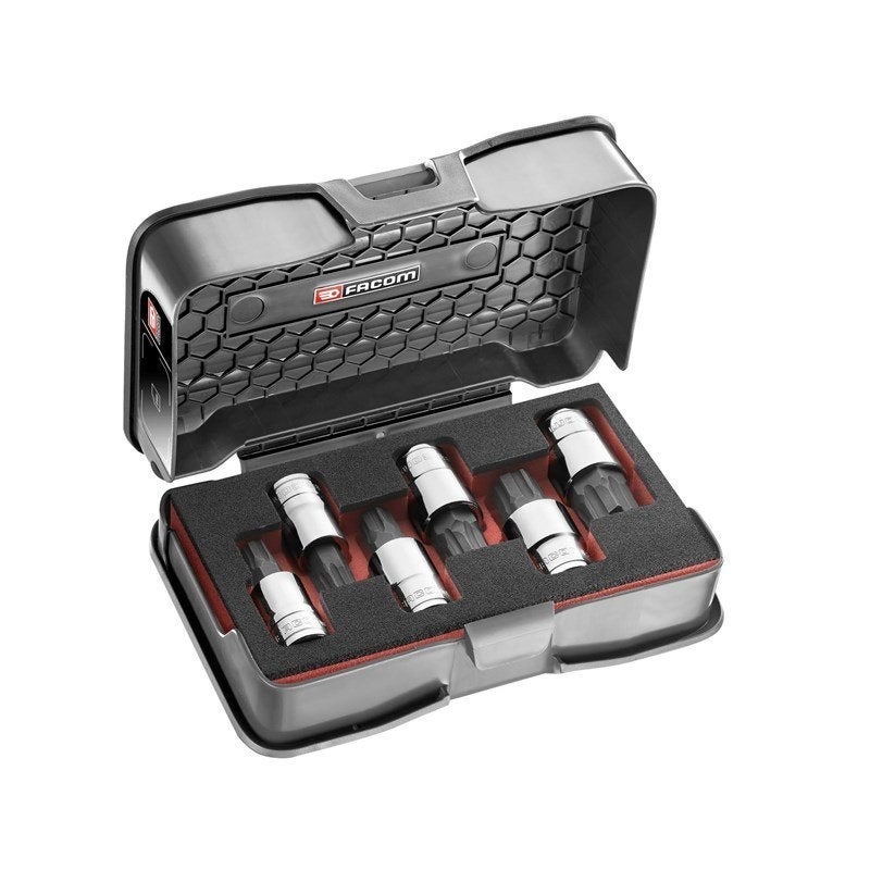 Facom - Coffret 6 embouts OGV grip 6 pans 1/2″ - STM.J6MGRPPB | Leroy ...