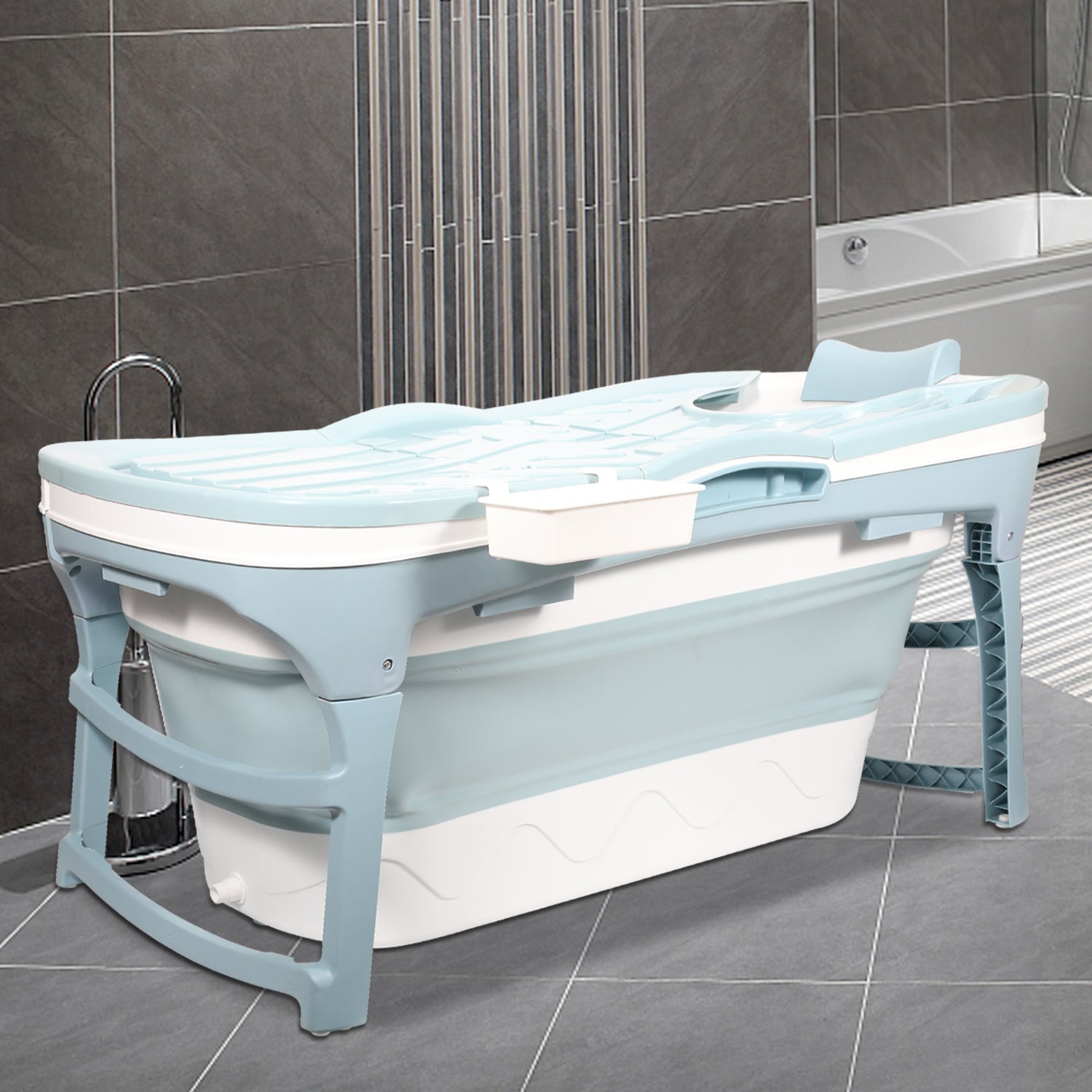 118cm baignoire adulte Mobiles pour Bébés Bathtubs avec Couvercle ...