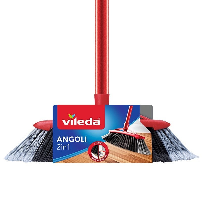 Escoba VILEDA Profiled 2 en 1 (roja) | Leroy Merlin
