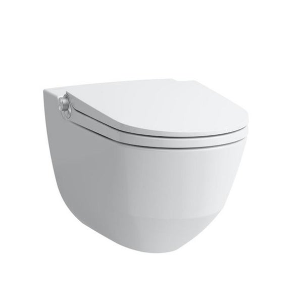 WC de ducha Running Cleanet Riva, Flushless, de pared, mando a ...