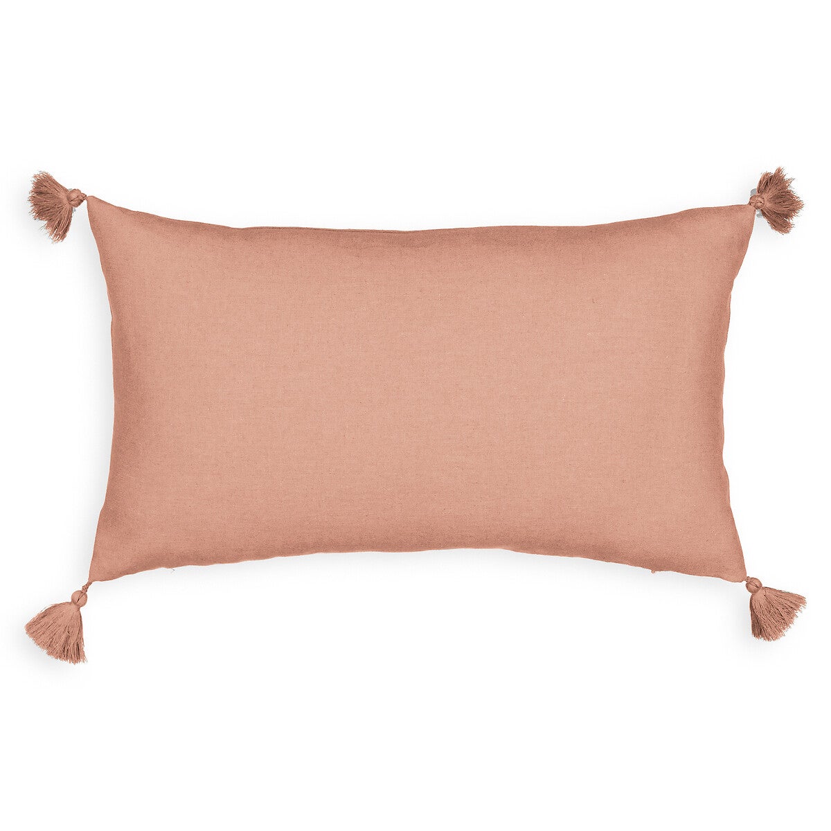 Housse de coussin rectangulaire, lin/coton, Lincot - Praline - 50 x 30 ...