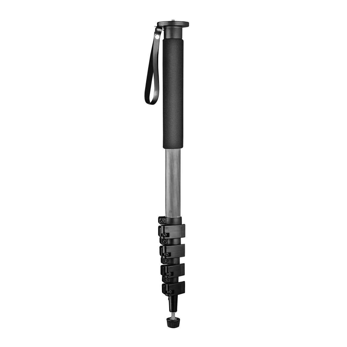 Mantona Monopode Basic UNA 44C - en carbone, hauteur max 182 cm, charge ...