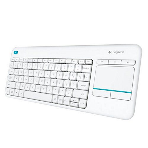 Logitech K400 Plus Tv tastiera RF Wireless QWERTY Spagnolo Bianco ...