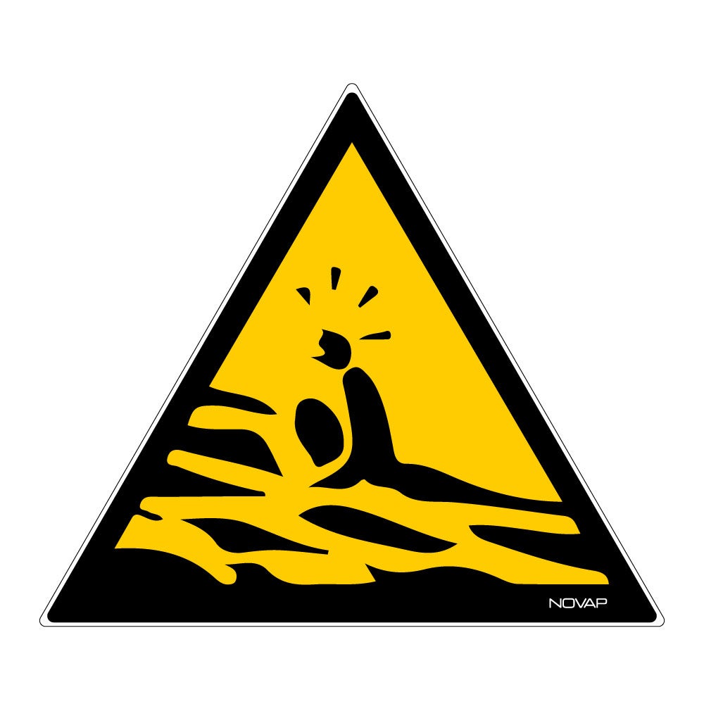 Panneau Risque de noyade - rigide Triangle 300mm - 4200354 | Leroy Merlin