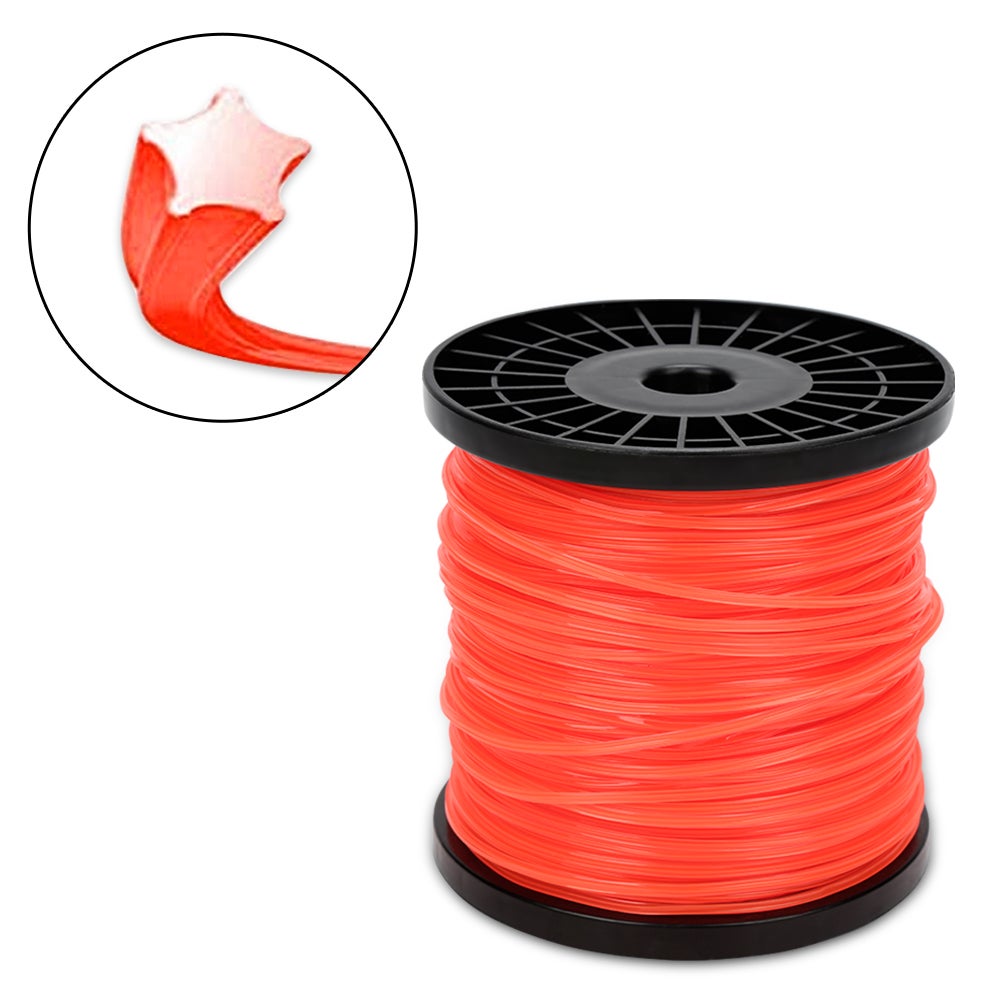Fil de coupe 100M 2.7mm 5-skant Fil de coupe en nylon pour ...
