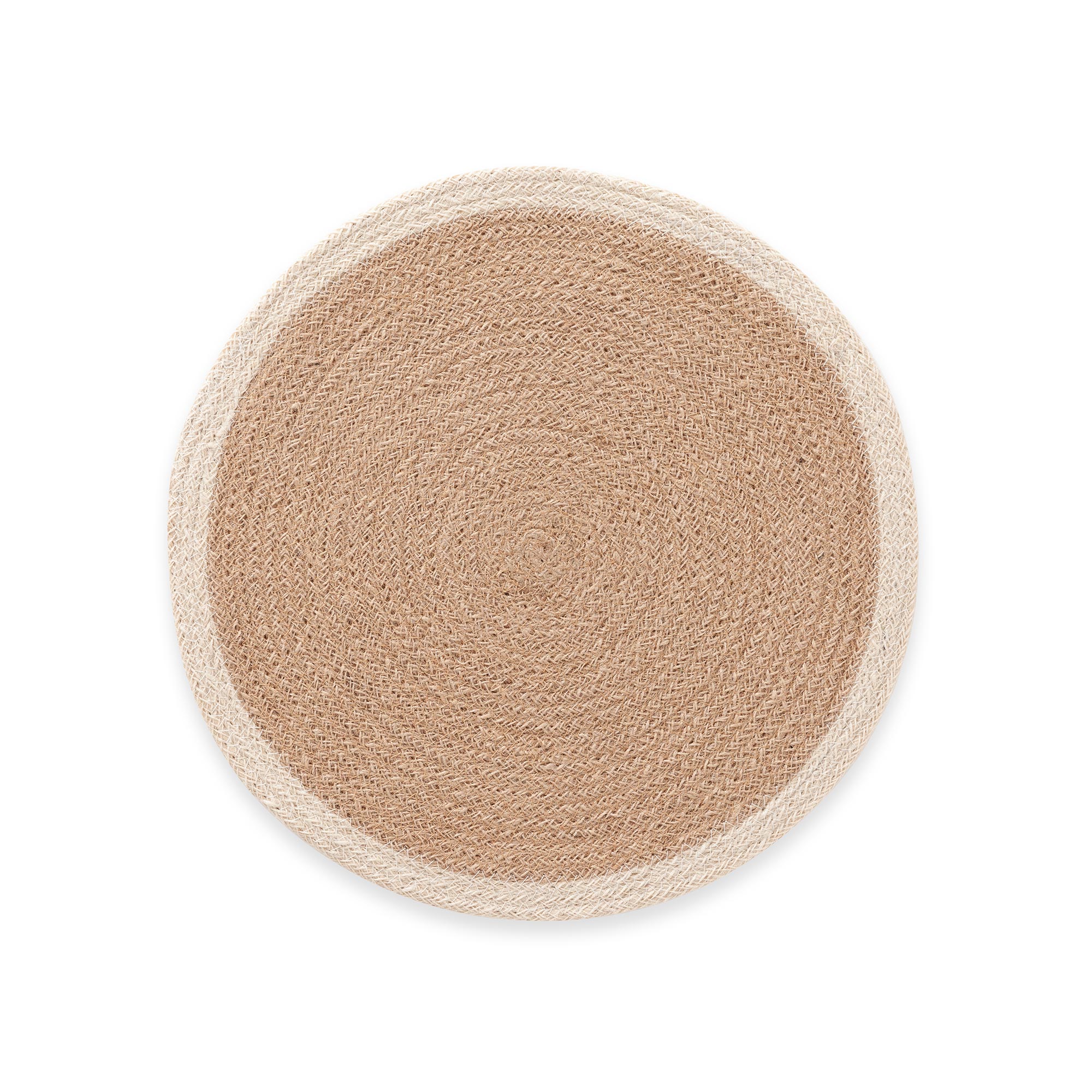 Lot de 2 sets de table ronds en jute 38x38 cm | Leroy Merlin