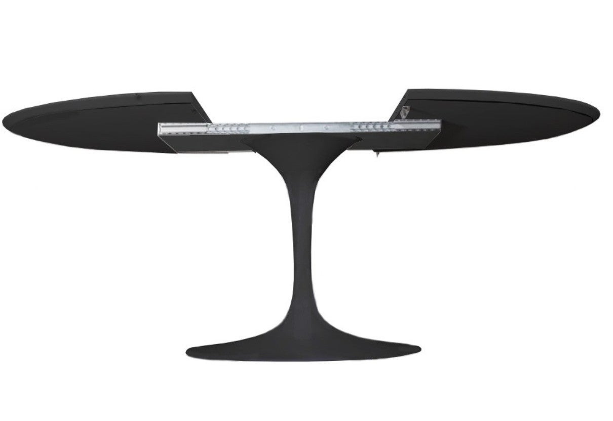 Table tulipe ovale extensible plateau stratifié - Collection-Plateau ...