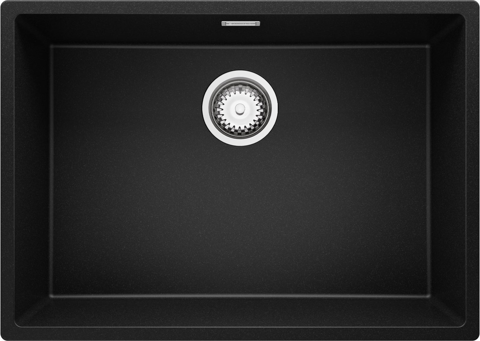 Lavello da Cucina Nero 66x47cm, Lavandino da Cucina a 1 vasca + Sifone ...