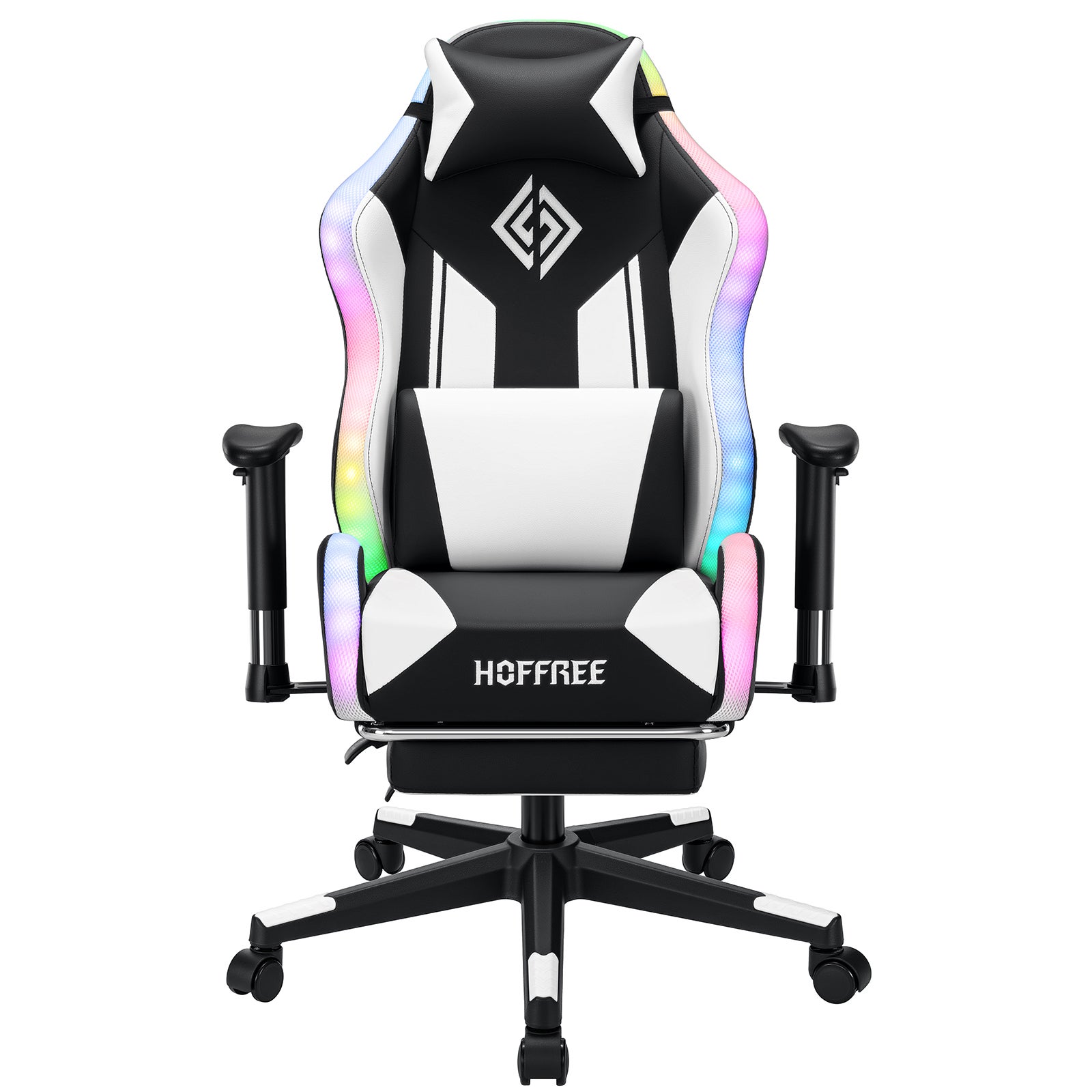 Silla Gaming LED HOFFREE para Niños, Silla Reclinable Adolescentes 8-15 ...