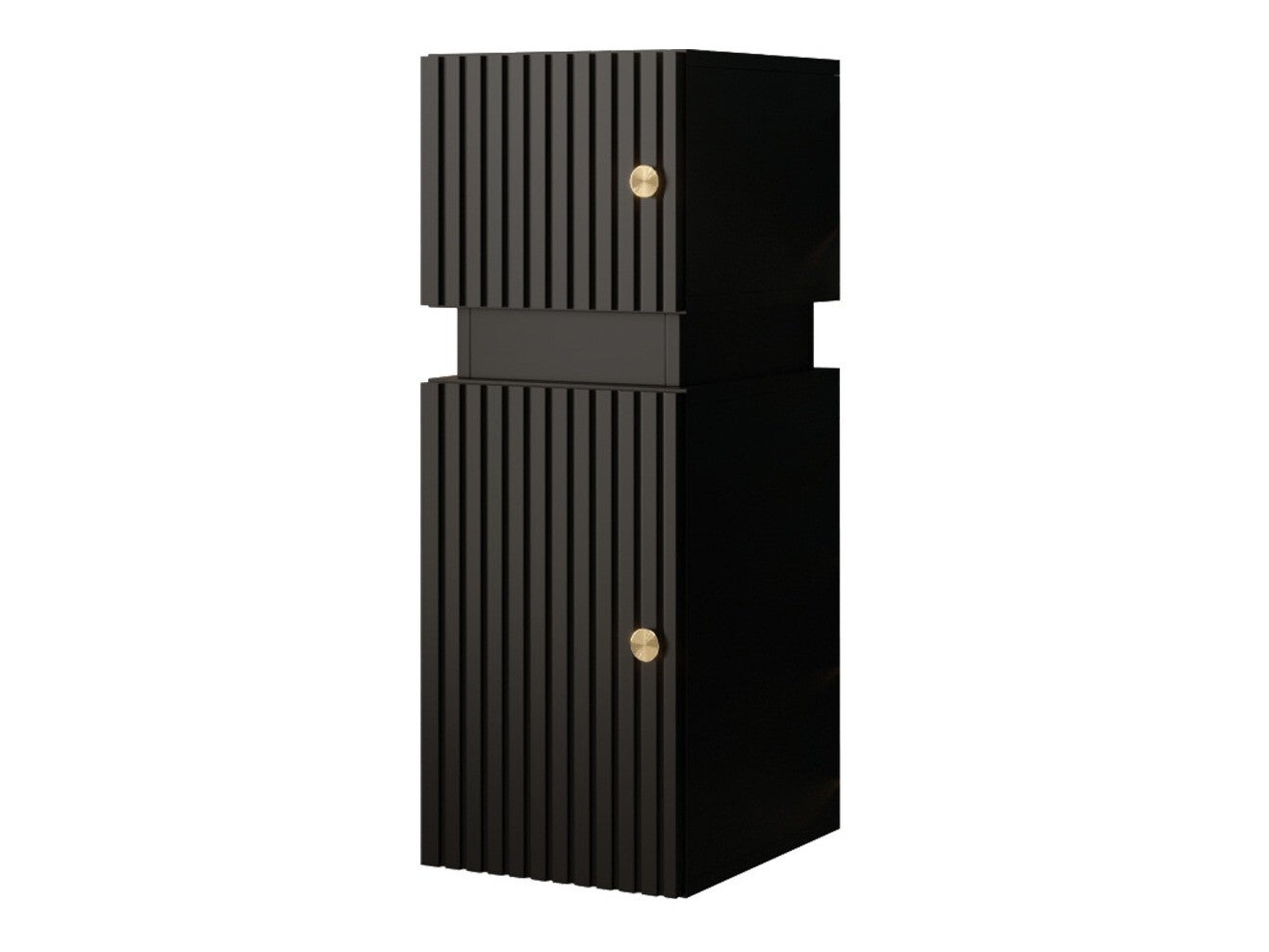 Mobiletto del bagno Hartford K101, Nero, Montaggio a parete, Il numero ...