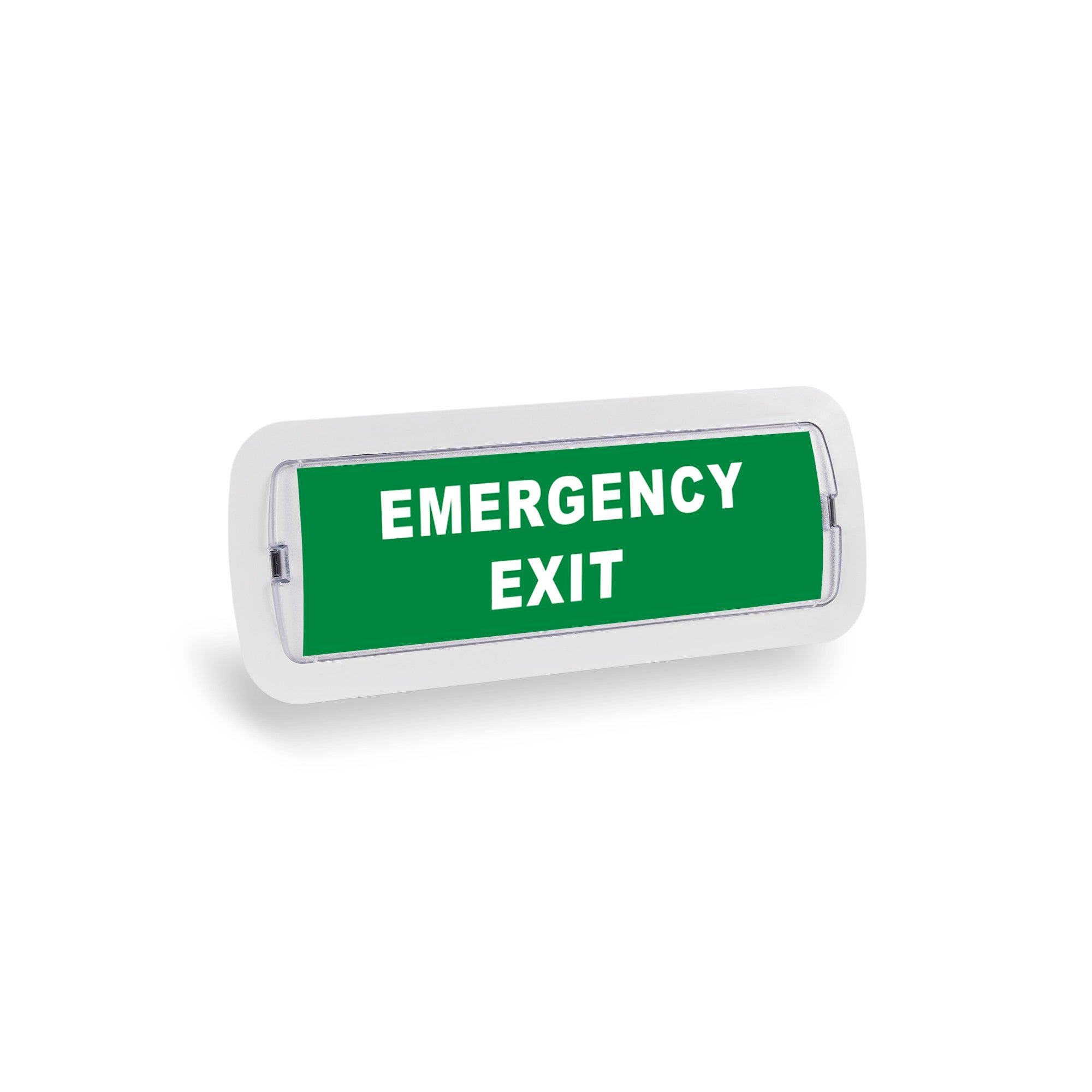 Kit Pictogramme autocollant "EMERGENCY EXIT" + Bloc d'éclairage 3W ...