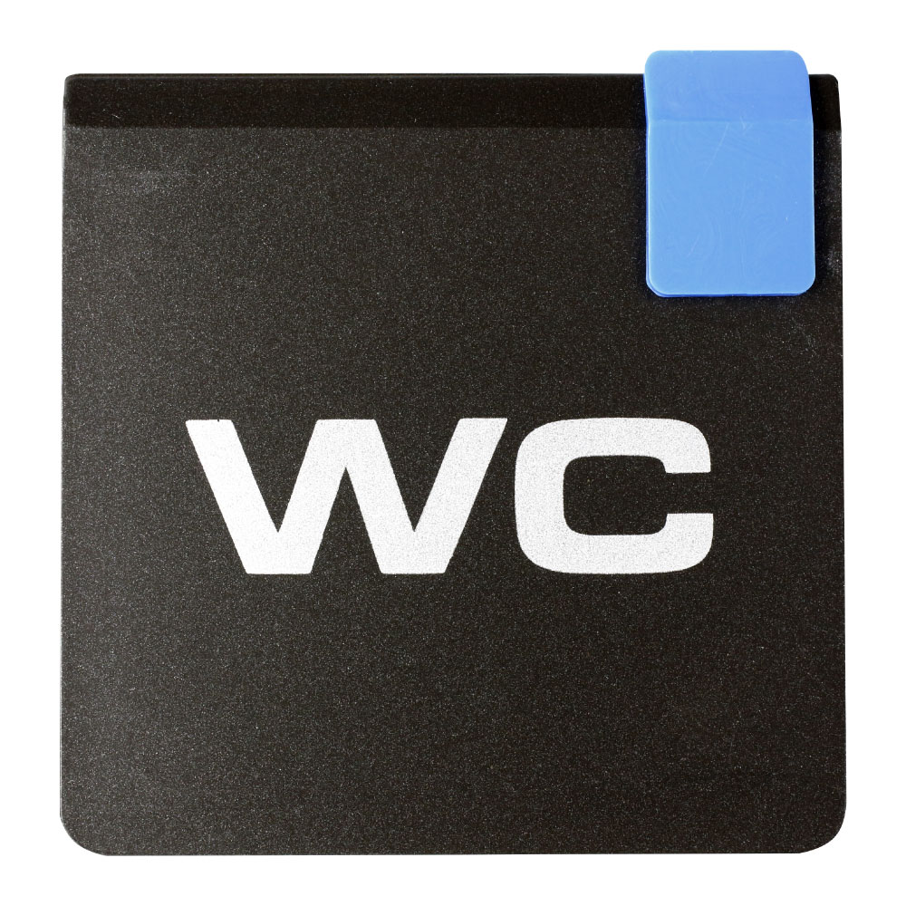 Plaque de porte WC - Europe design 95x95mm - 4270135 | Leroy Merlin