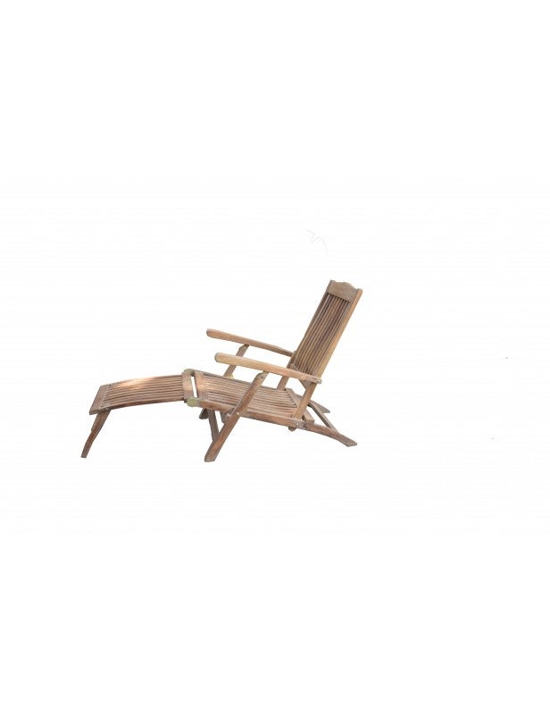 Transat RELAX en bois de teck | Leroy Merlin