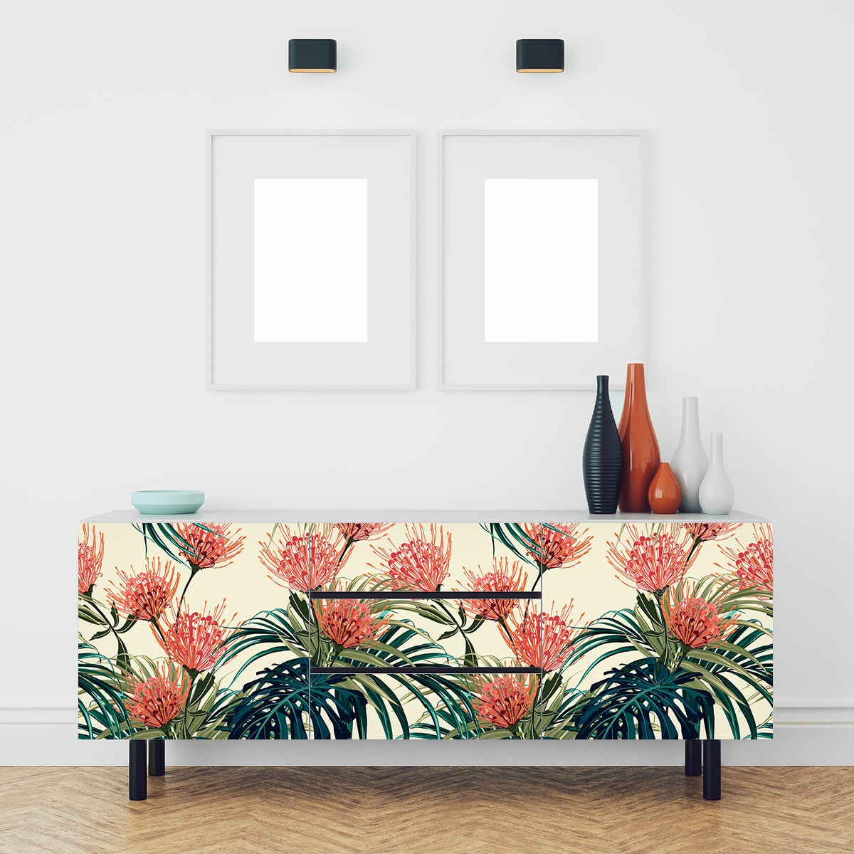 Sticker meuble tropical moeata 60 x 90 cm | Leroy Merlin