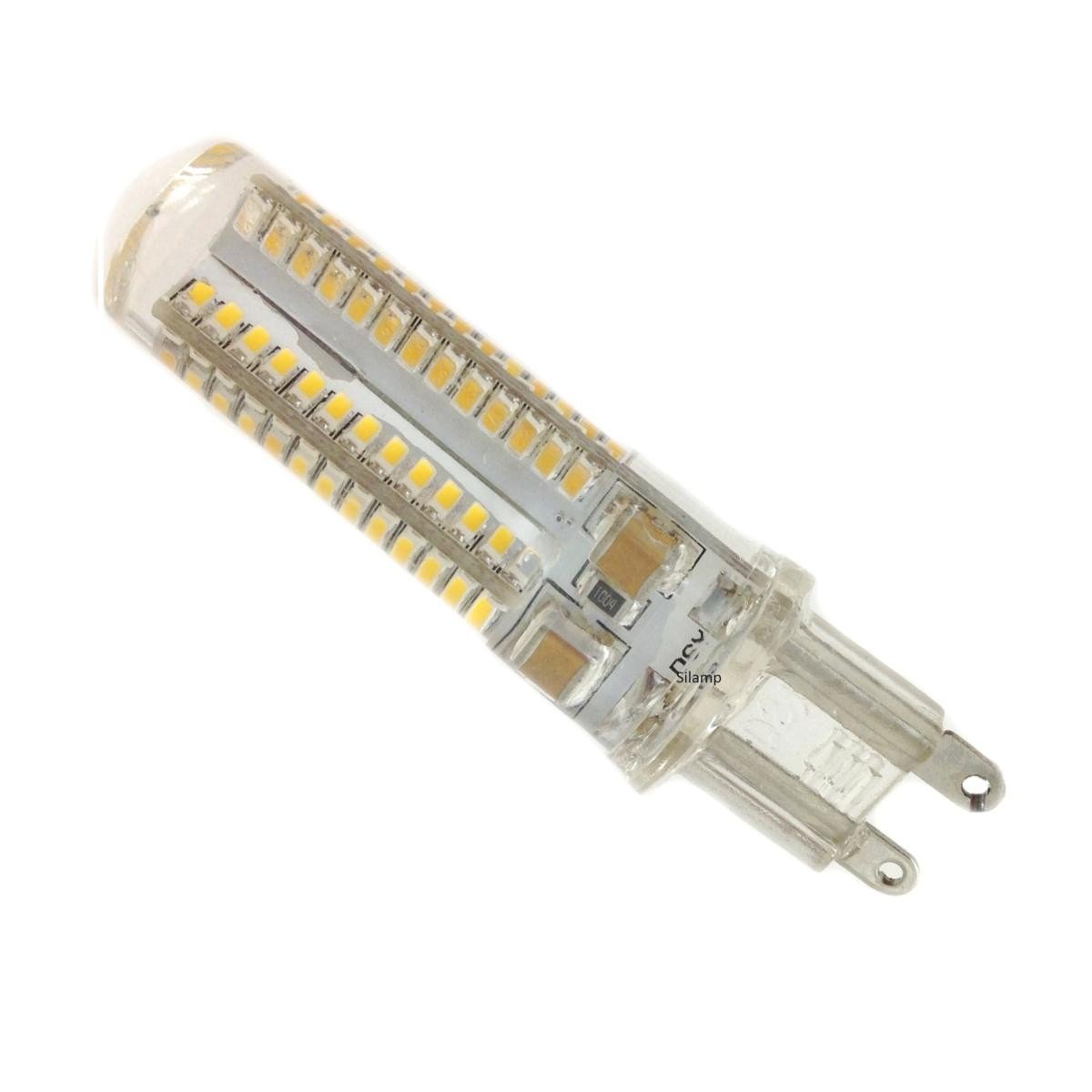 Ampoule LED G9 7W 220V SMD6630 96LED 360° - Blanc Neutre 4000K - 5500K - SILUMEN | Leroy Merlin
