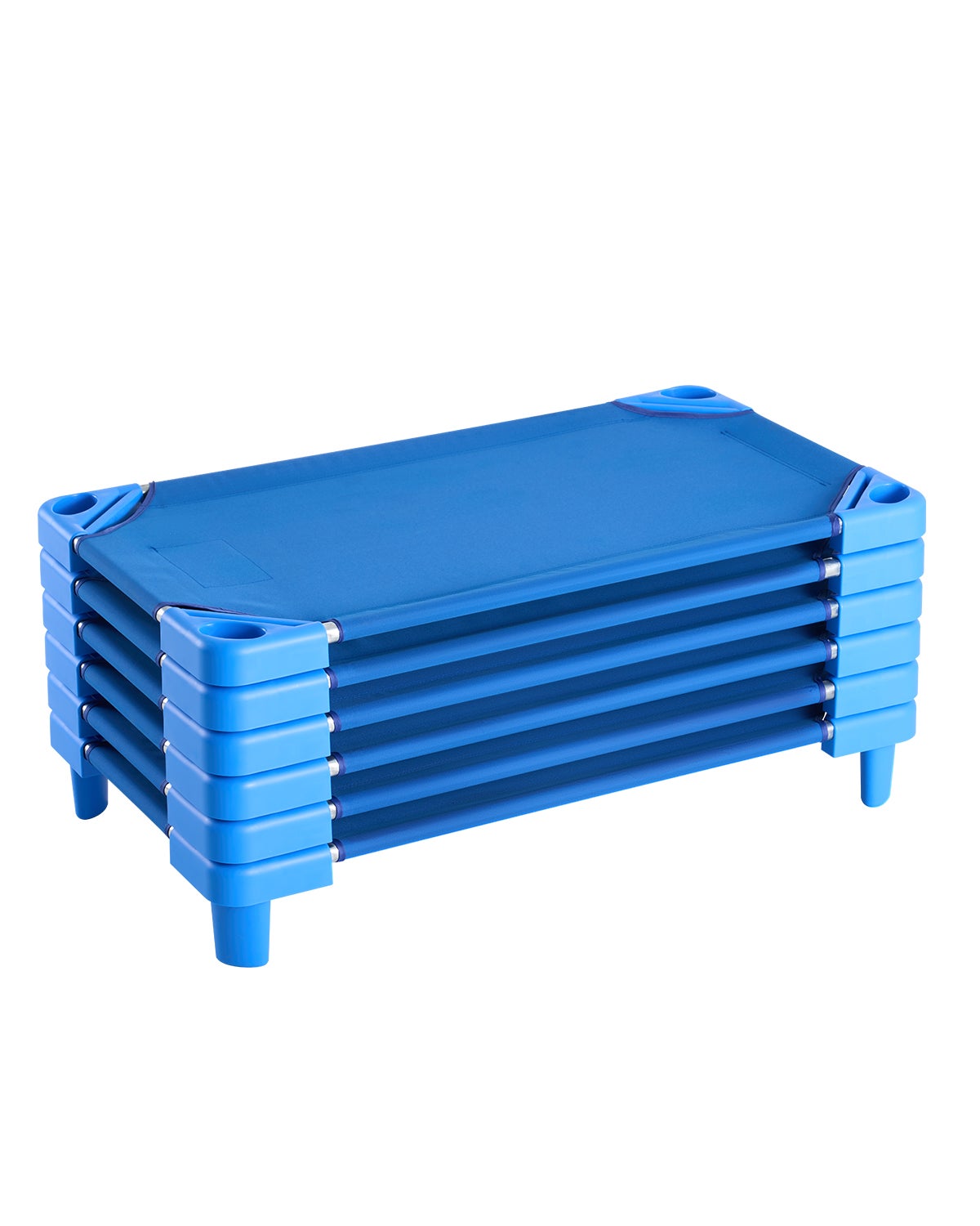 Lit de sieste empilable,VEVOR 6 pcs,102x57 cm,lit portable pour tout ...