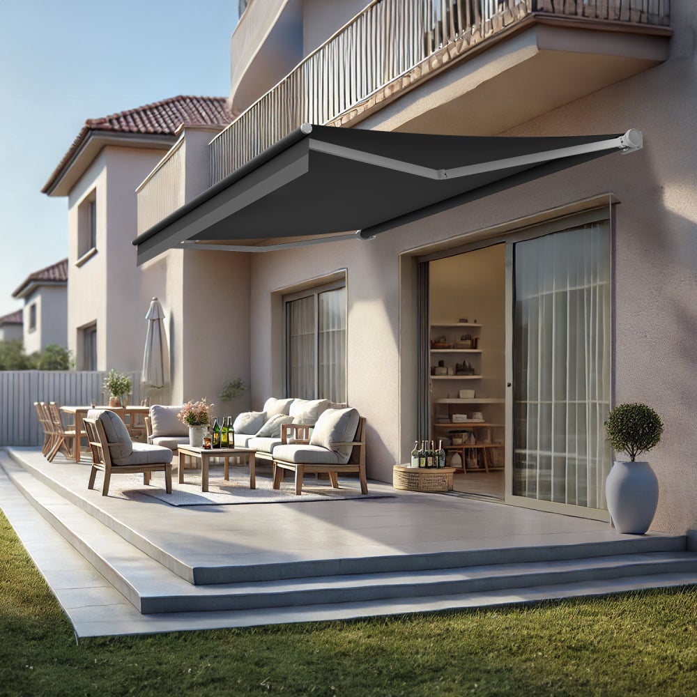 PANAMA - Store loggia (Motorisé à télécommande - Gris anthracite ...