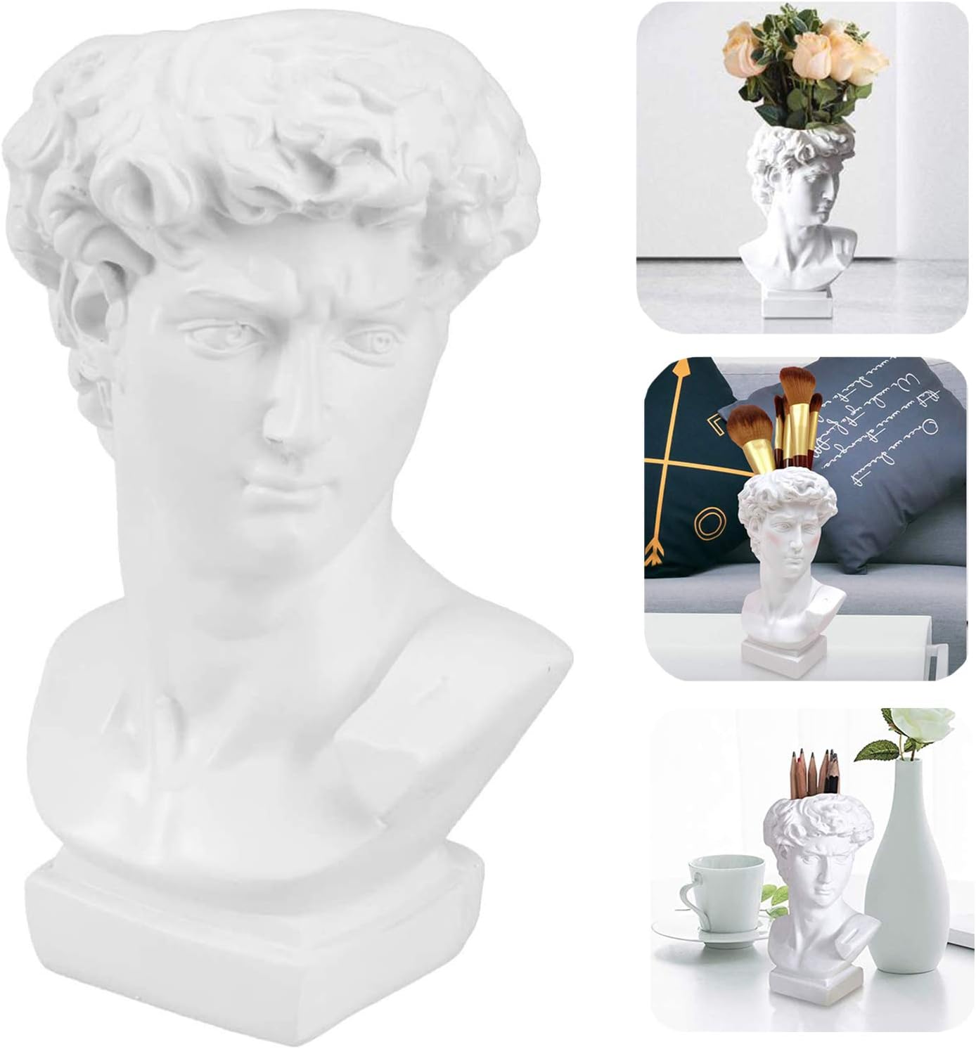 Disposizione dei fiori fioriera busto pianta in vaso fioriera statua ...