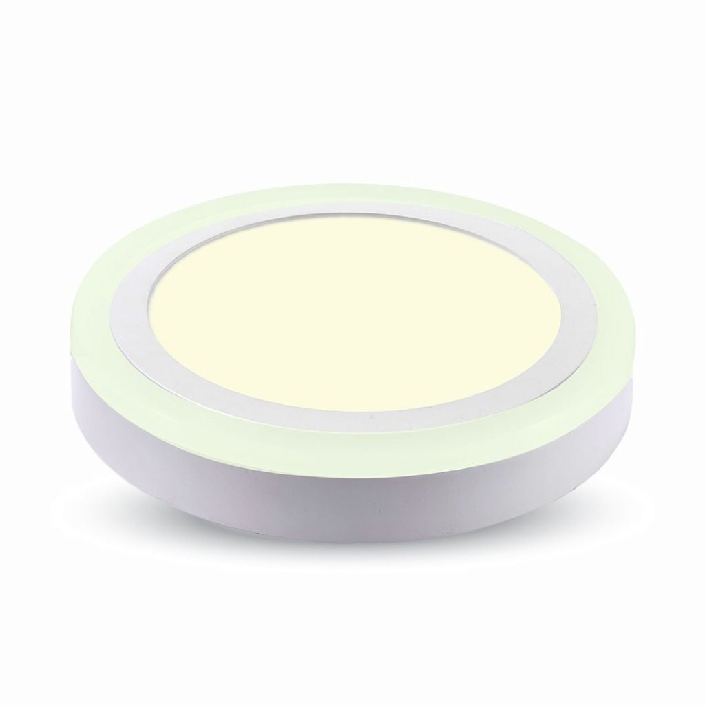 Panneau LED double 6W+2W 133LM/W Montage au plafond rond 3000K | Leroy ...