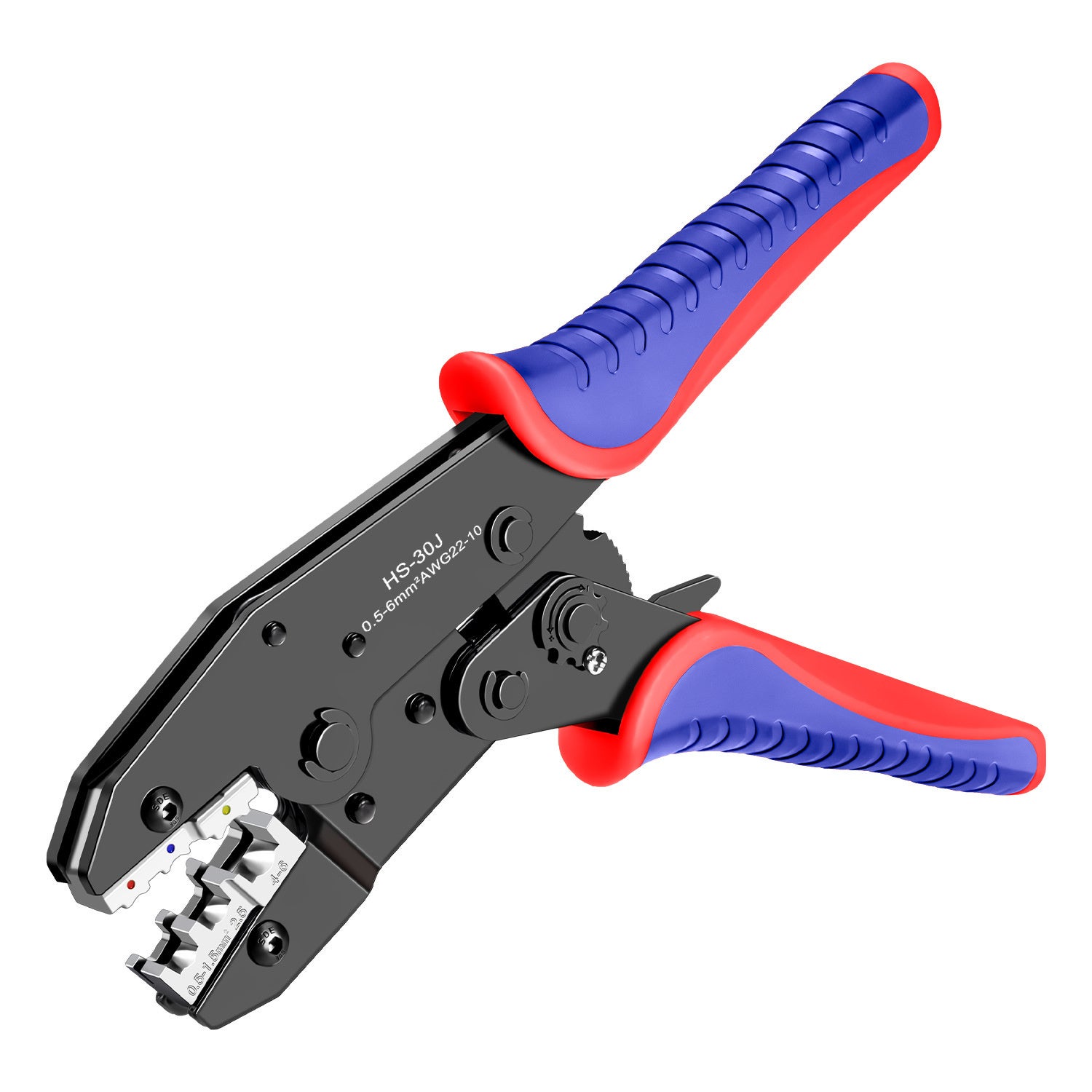 LEDANDER Pince à sertir les fils, adaptée aux fils AWG22-10 de0,5-6mm² ...