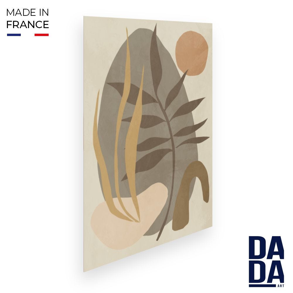 Affiche Formes Naturelles Apaisantes 60x80cm Fabriqué En France