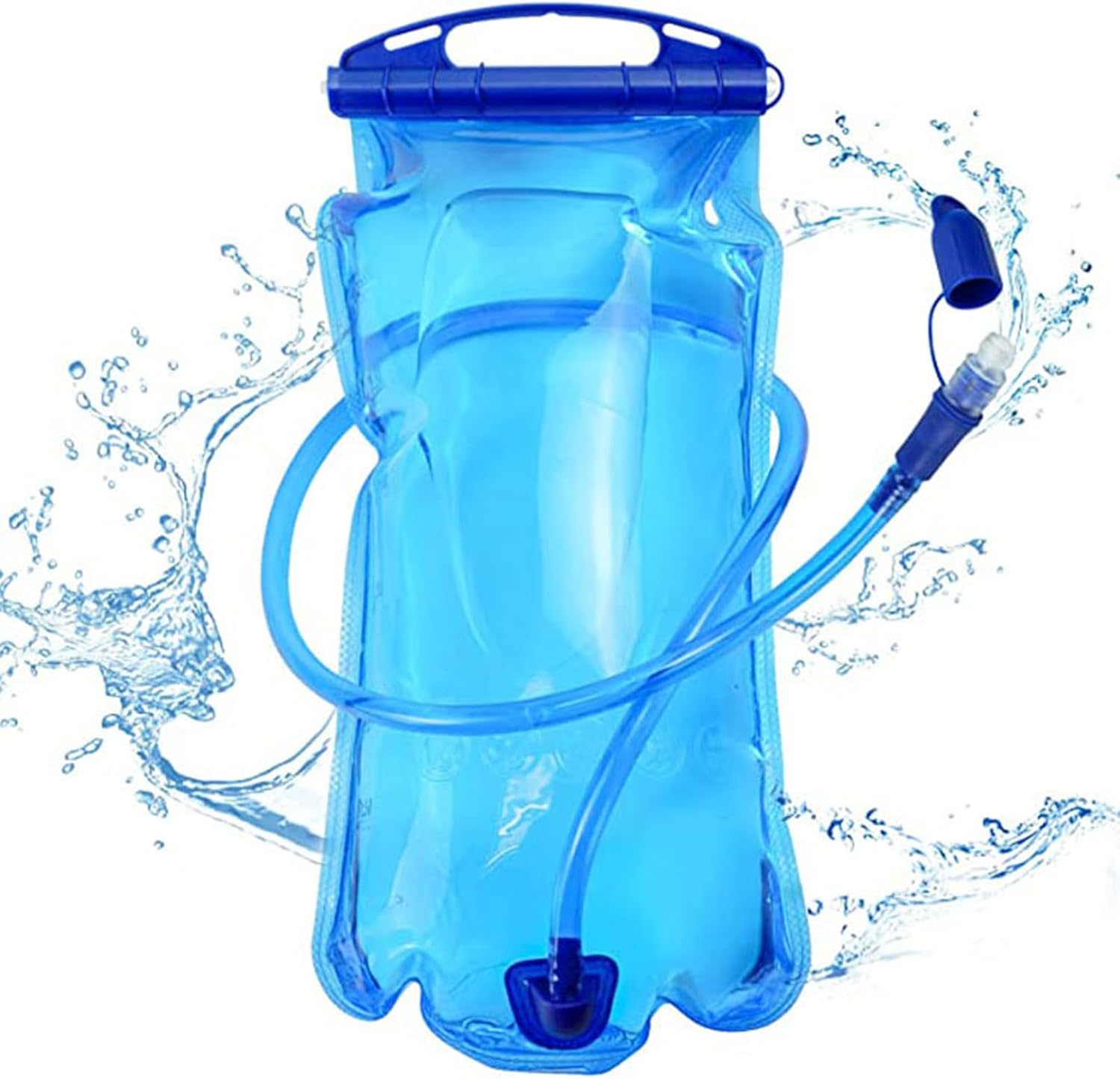 Bolsa de Hidratación, Bolsa de Agua PEVA, 1L, Azul, Para Senderismo ...