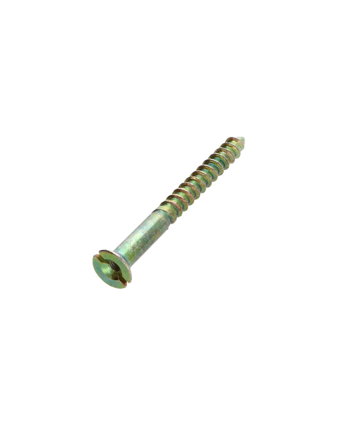 Vis bois Tête fraisée Fendue Percée et taraudée 5X70 Bichromaté-50 ...