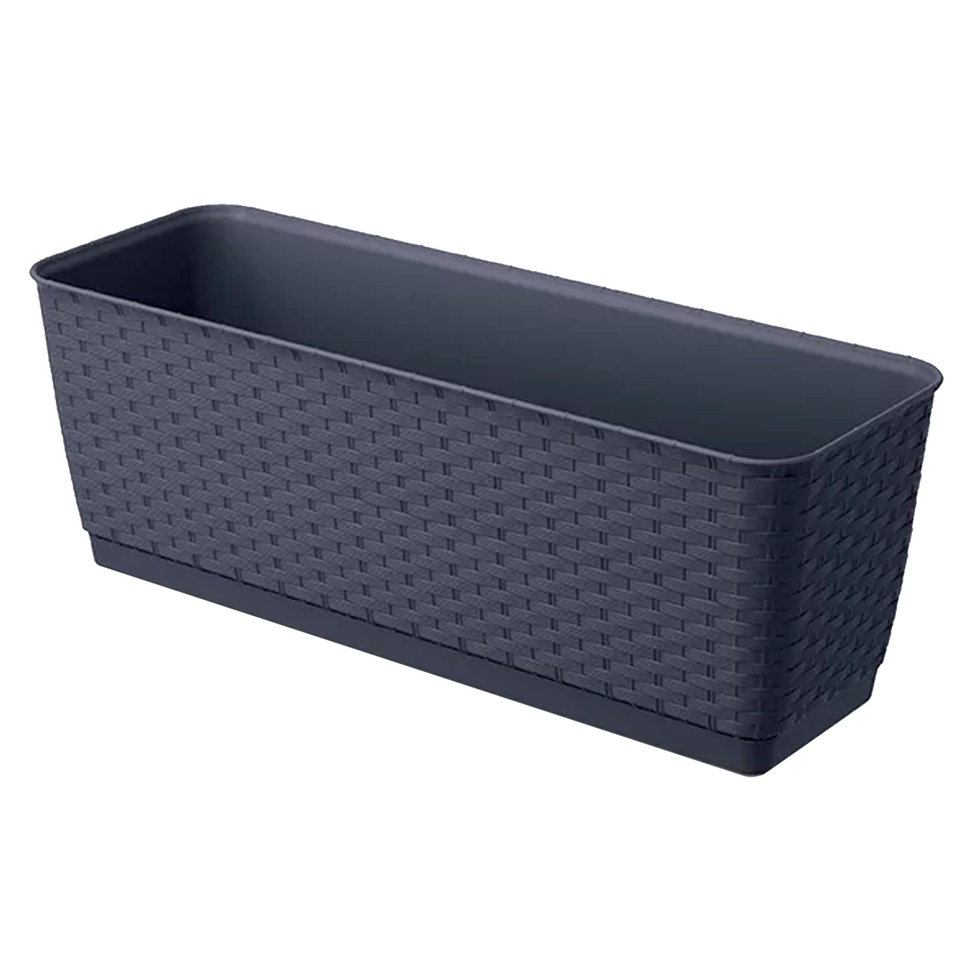 Prosperplast Pot de fleurs RATOLLA 12L, 49x17x17 cm - Anthracite ...