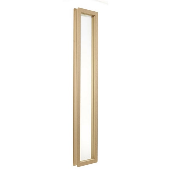 Hublot de porte MDF rectangulaire 23x121cm | Leroy Merlin