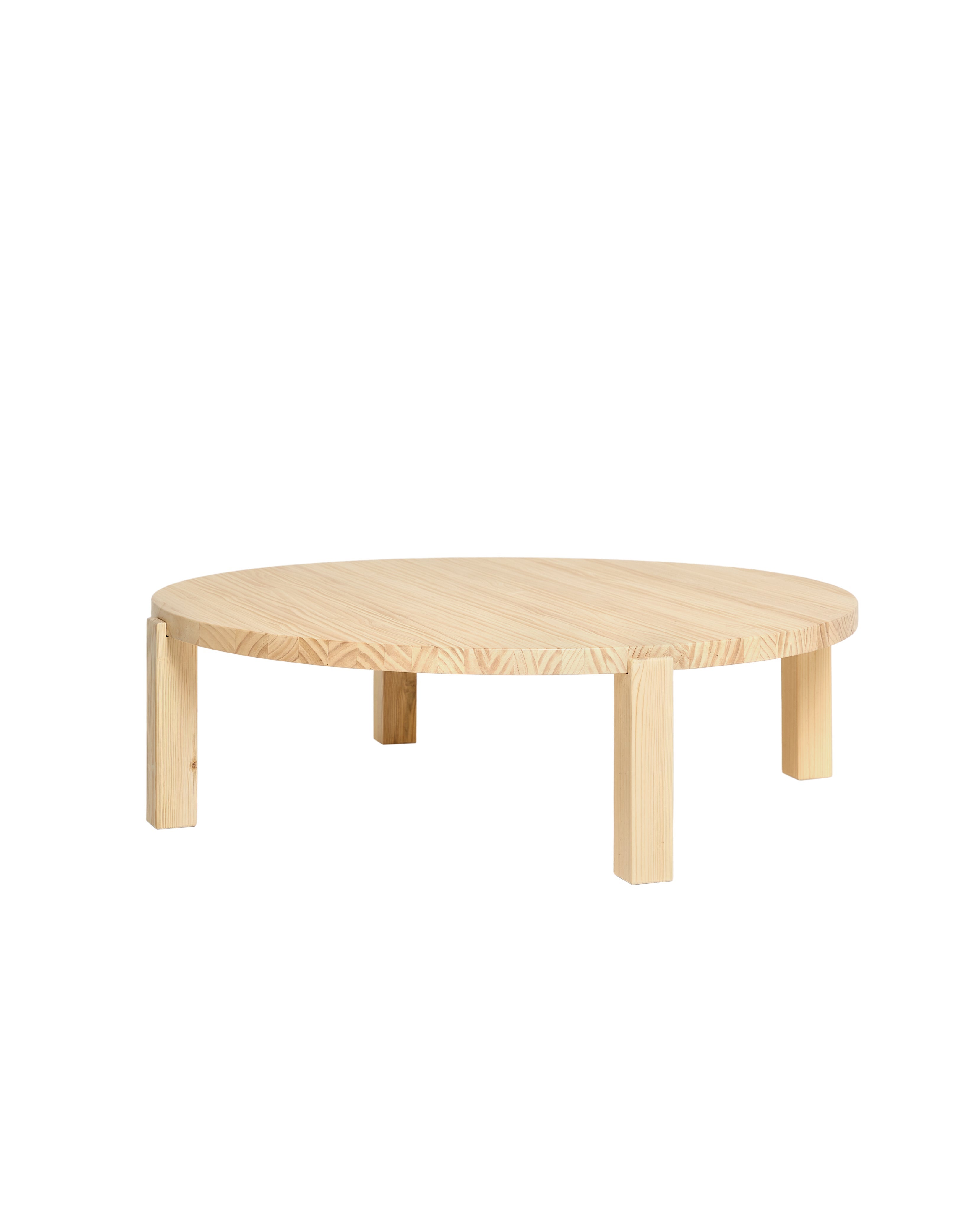 Table basse circulaire couleur beige, 120x35 cm - Myre HANNUN | Leroy ...
