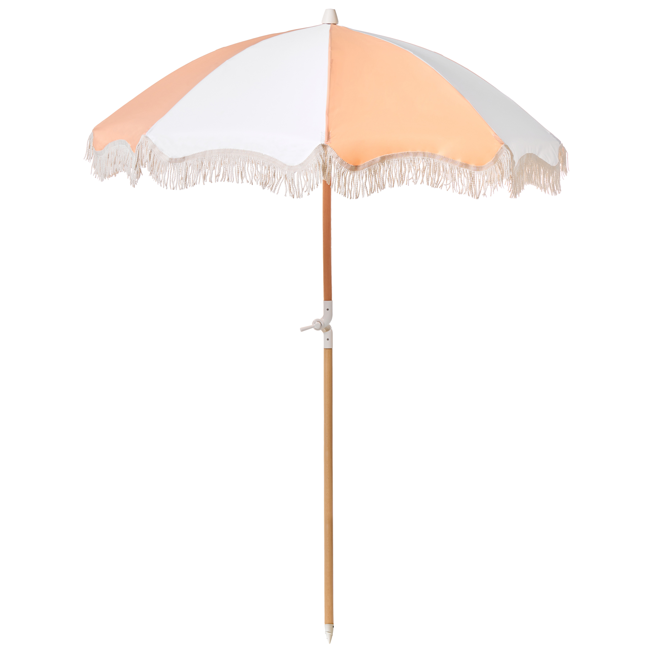 Parasol de jardin 155 cm MONDELLO Orange | Leroy Merlin
