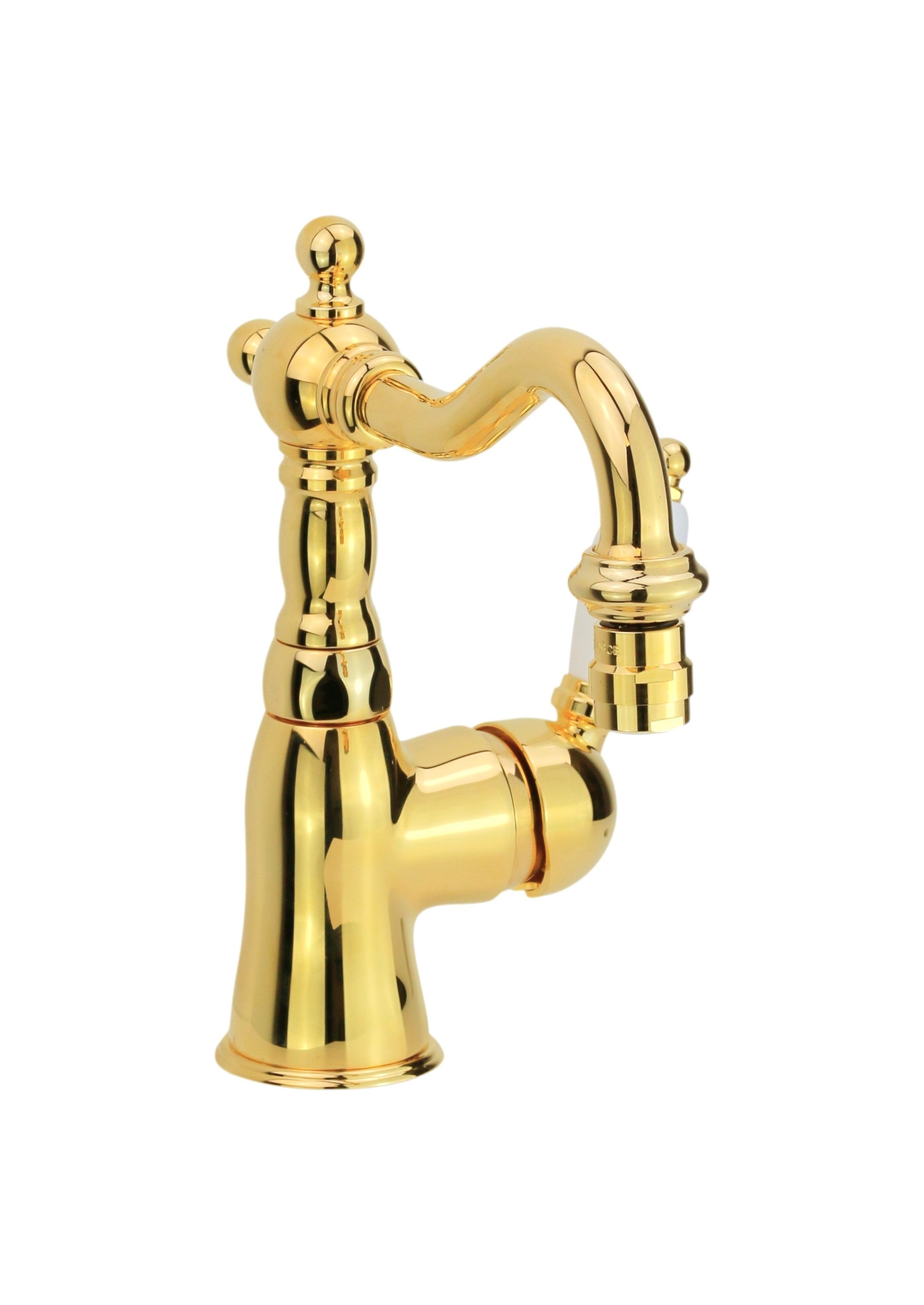 Mitigeur de bidet de style classique en couleur or Gattoni Orta 2752 ...