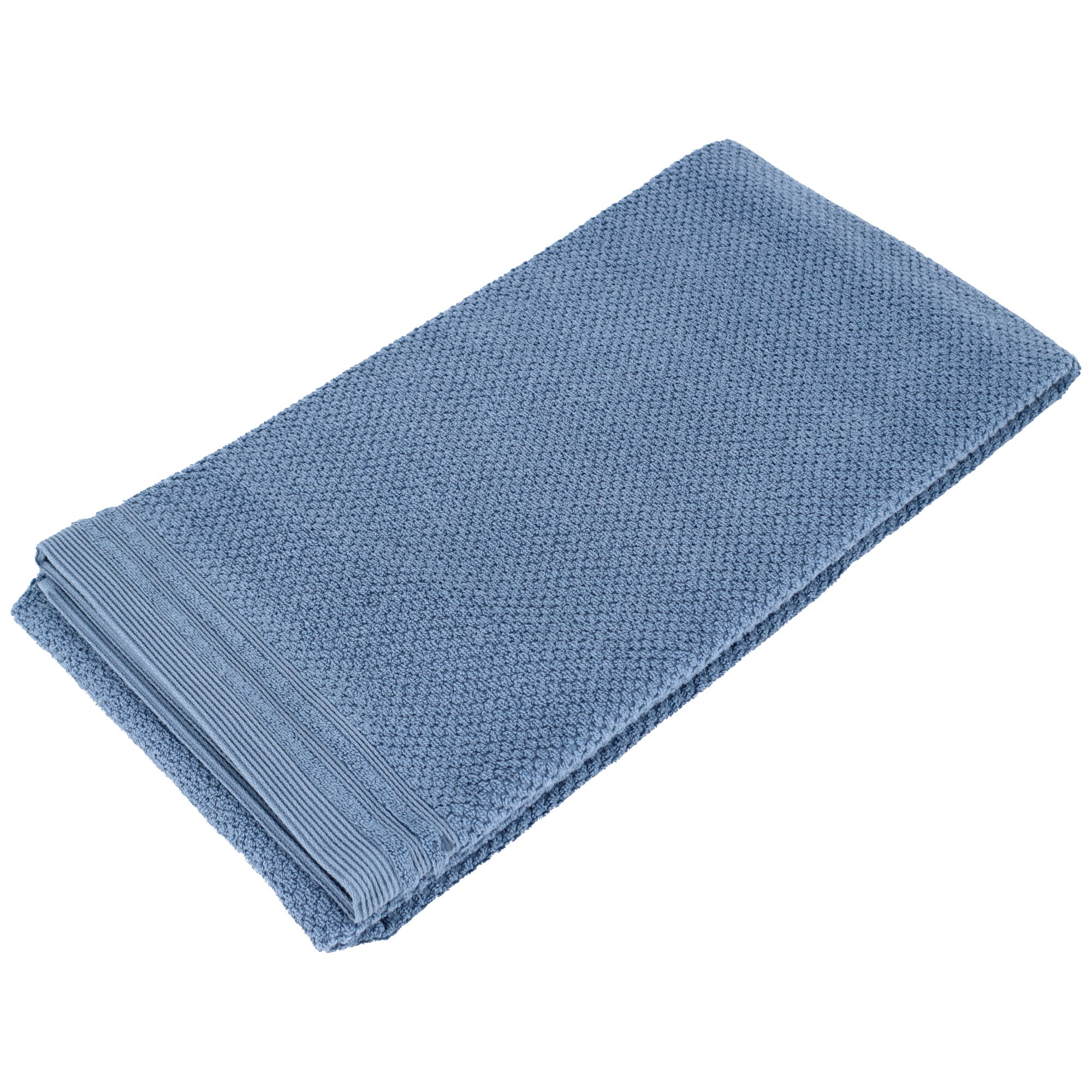 Drap de douche 70x140 cm DUNE bleu mer | Leroy Merlin