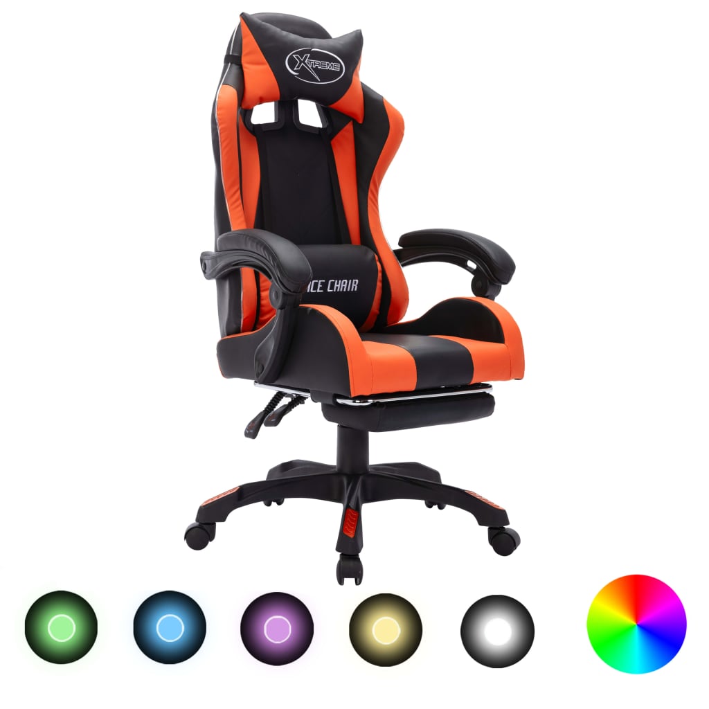 Chaise fauteuil siège pivotante de bureau informatique étude de jeux ...