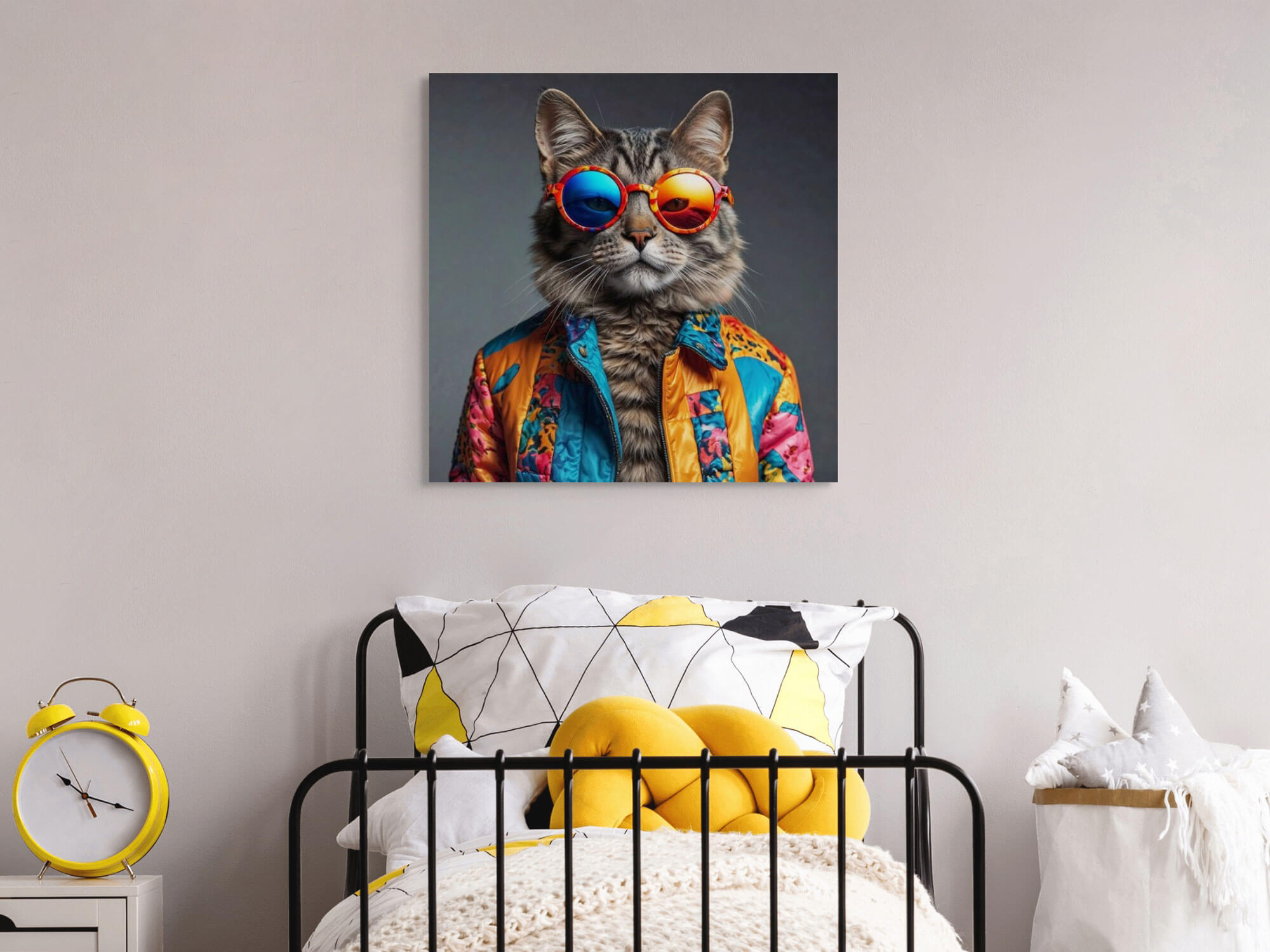 ADM - Impresión en acrílico 'Gato Trendy Parade' | Leroy Merlin