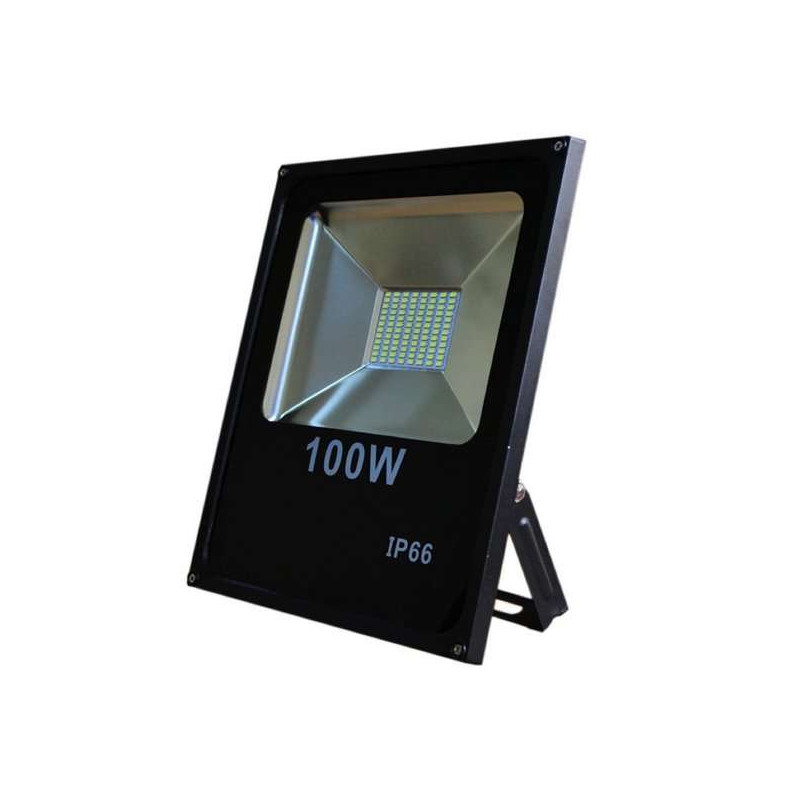 Foco Proyector LED 100W Negro estanco IP66 8000lm (800W) - Blanco ...
