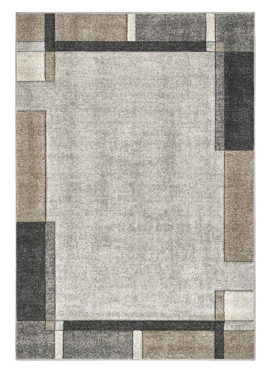 Tappeto Stile Moderno Geometrico Grigio-Beige cm.240x340 | Leroy Merlin