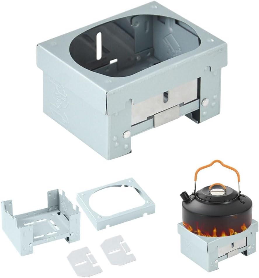 Réchaud portable à combustible solide, modèle pliable compact pour ...
