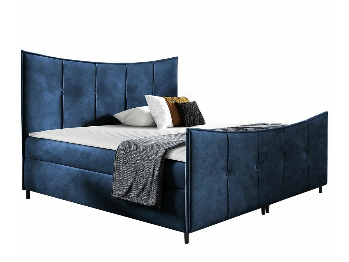 Letto continentale Baltimore 177, Continentale, Doppio, Blu, 160x200 ...