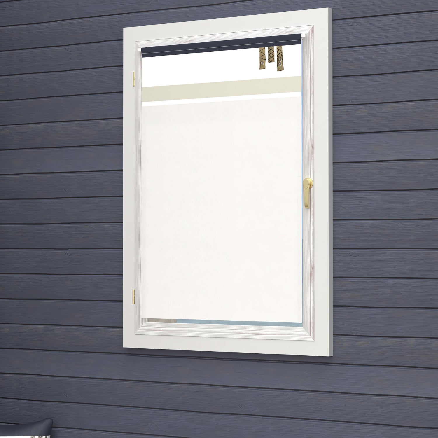 Brise bise en coton 60x90 cm ESPRIT MARIN, par Soleil d'Ocre | Leroy Merlin