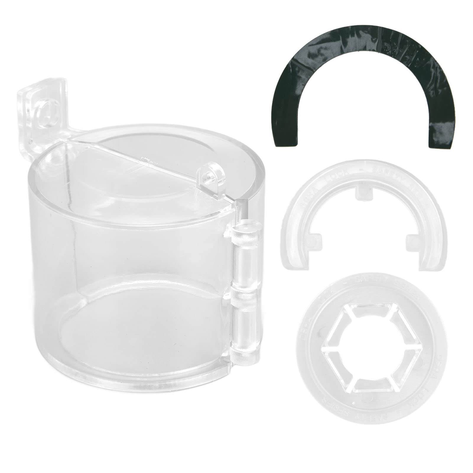 Cubierta protectora para interruptor redondo, botón pulsador de parada ...