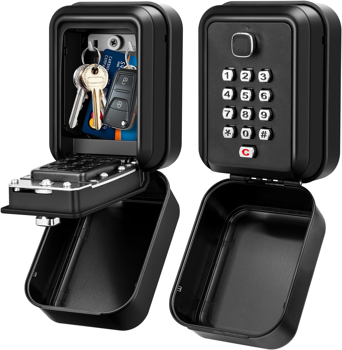Boite à Clé Sécurisée Exterieur, Étanche Boite a Clefs Grand Coffre a ...