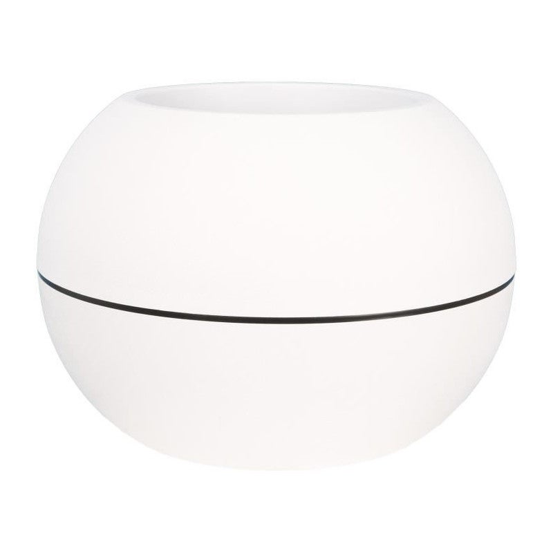 Bac a fleurs rond RIVIERA GRANIT BOULE - Plastique - Diametre 40 cm ...