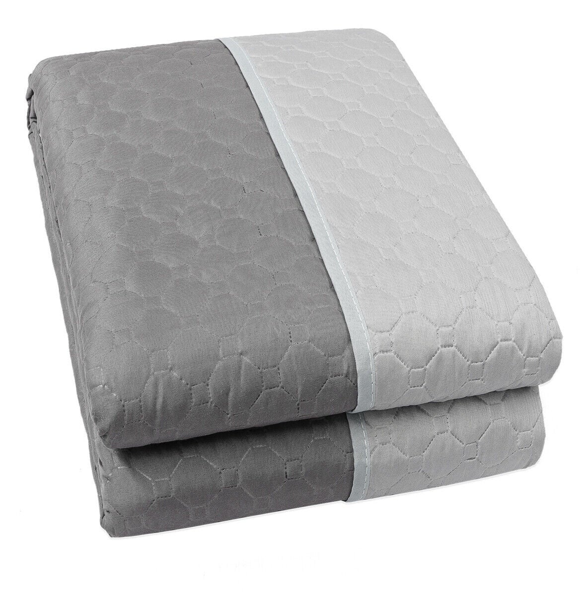 Couette Double Face Couverture Douce Couvre Lit Mi Saison Couleur Unie ...