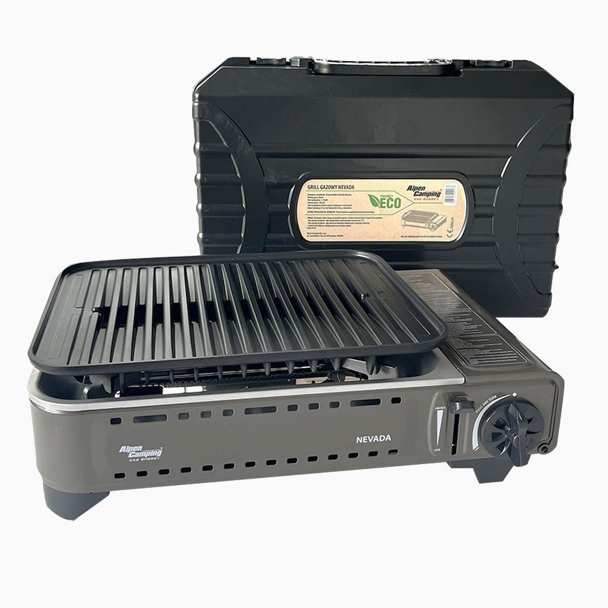 Barbacoa de gas portátil Grill 1780W gas butano encendido ...