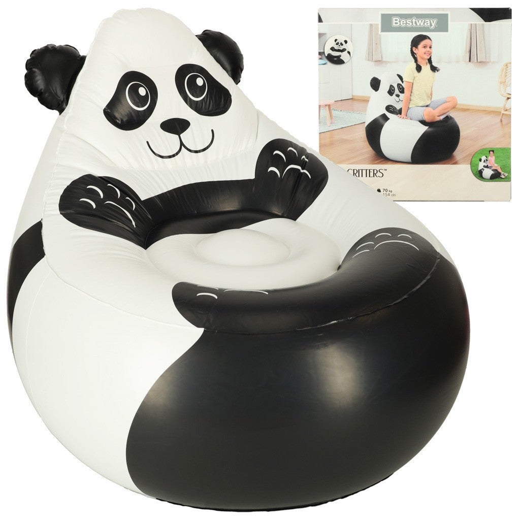 Chaise pouf gonflable panda BESTWAY | Leroy Merlin