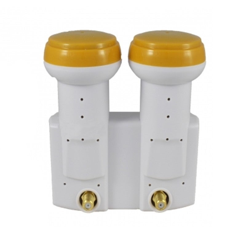 LNB Monobloc Twin 0,1 DB Golden Media FULL HD 4K READY ASTRA/HOTBIRD Double tête | Leroy Merlin