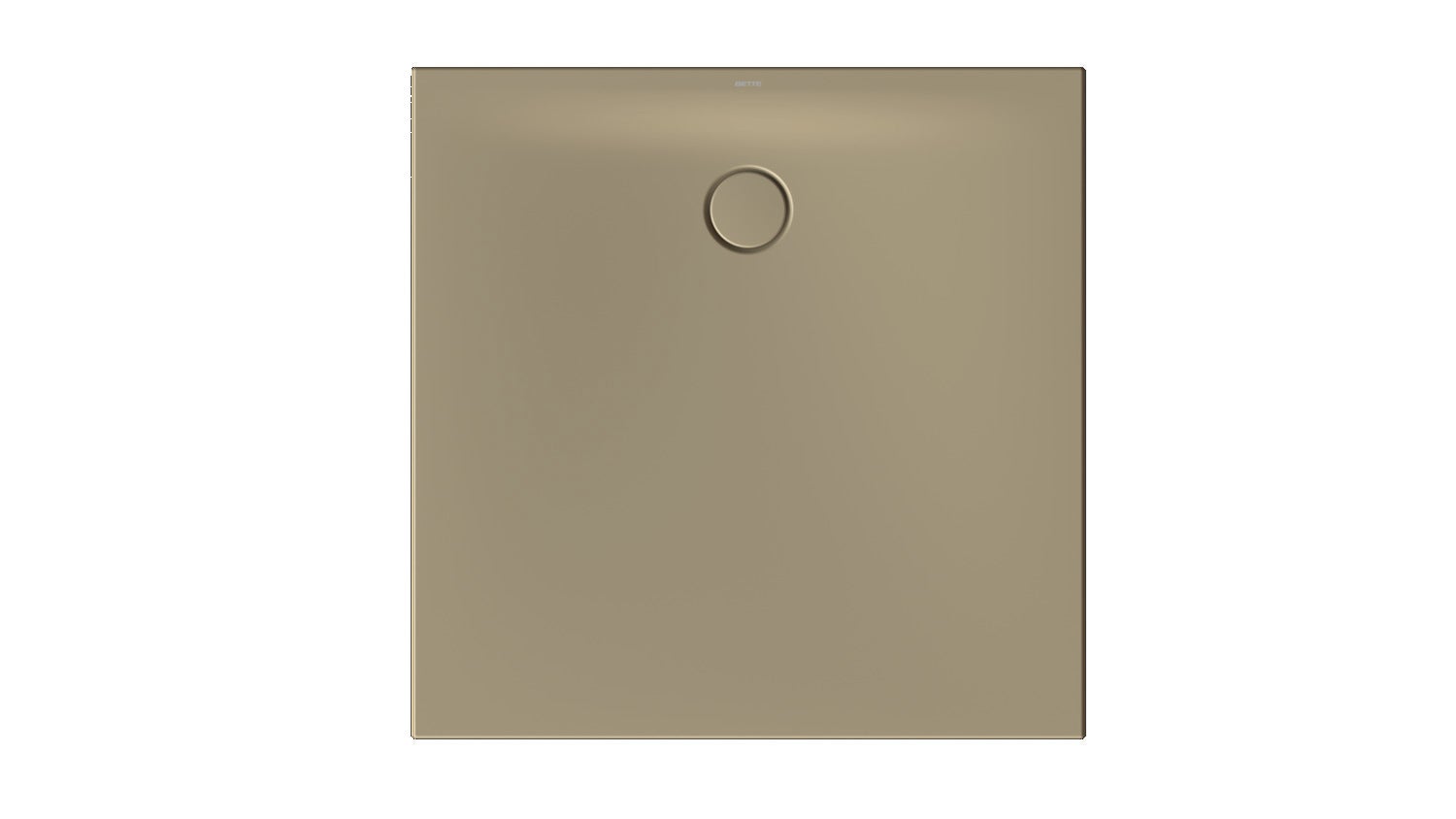 BetteFloor Plato de ducha lateral con esmaltePlus, 100x100cm, 3382-417PLUS, Color: avellana ...