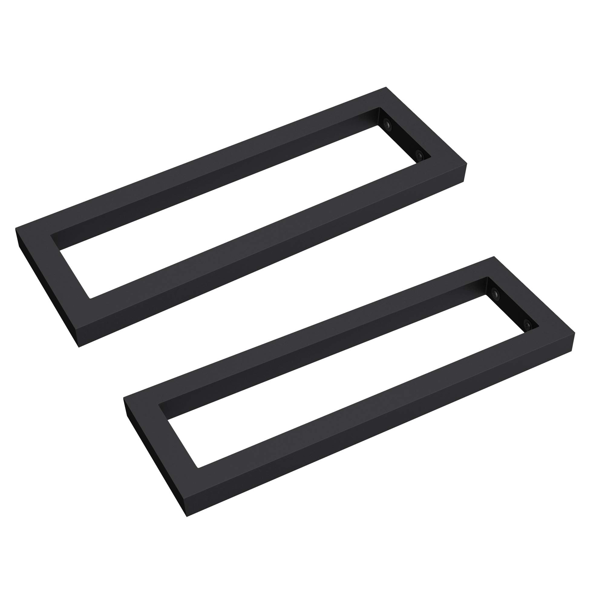 Mai & Mai Équerre de Fixation en Inox Noir 2 Pièces Support pour ...