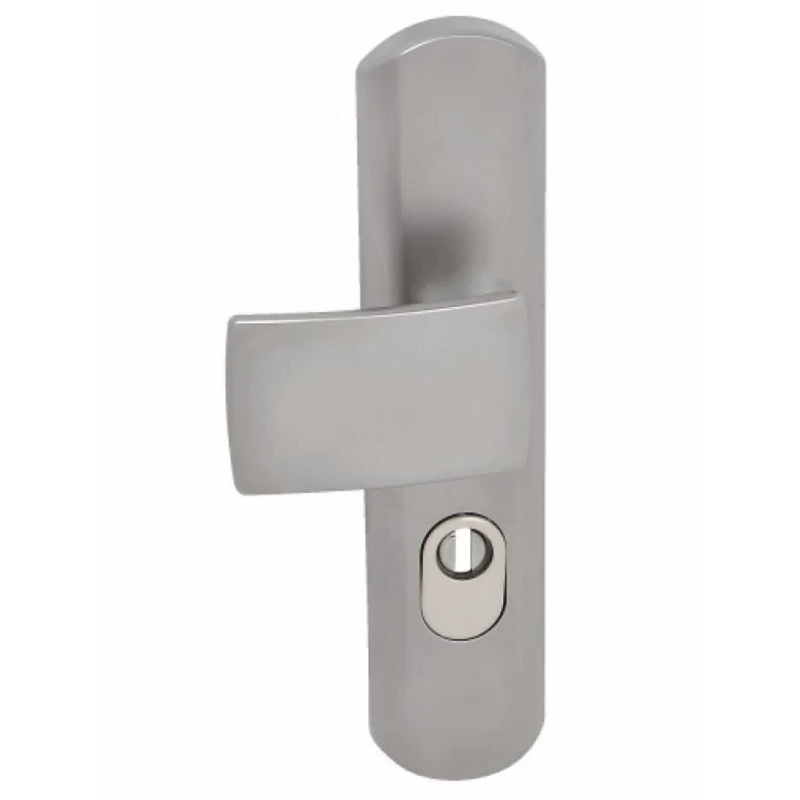 Ensemble palière de sécurité type Muze clé I finition chromé velours ...